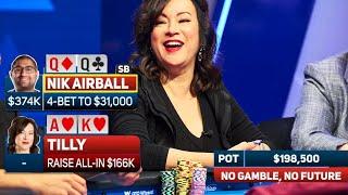 PokerTube - 📺 Jennifer Tilly vs Nik Airball HUGE Cash Game Pot
