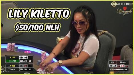 PokerTube - 📺 Live at the Bike - Lily Kiletto Plays High Stakes