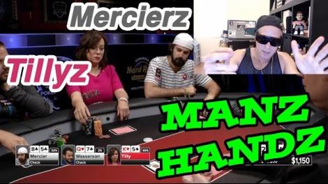 PokerTube - 📺 Manz Handz - Poker Night In America: Tilly vs. Mercier