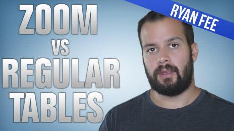 PokerTube - 📺 Zoom Tables vs Regular Tables
