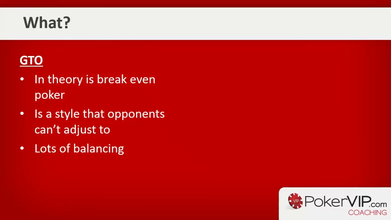 PokerVIP - 🎞️ Game Theory: GTO vs Exploitative - Coaching Videos